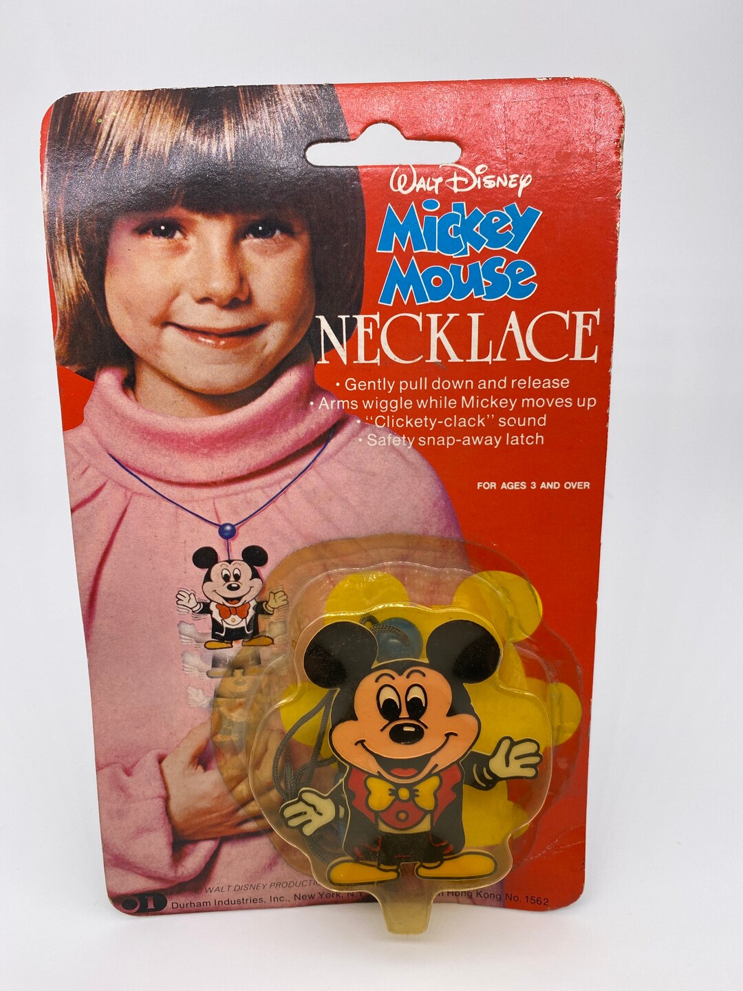 Vintage Mickey Mouse Necklace - Etsy