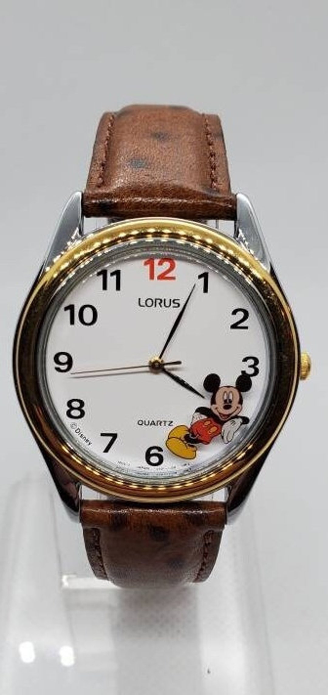 Vintage Lorus Quartz Mickey Mouse Watch - Etsy
