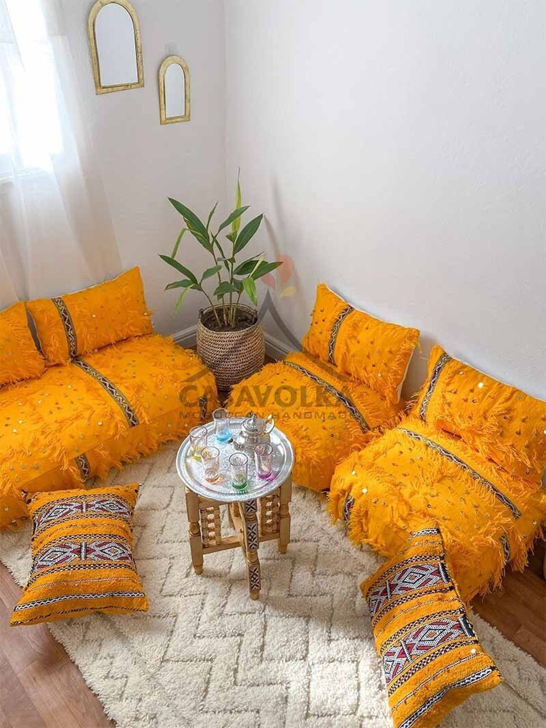 Moroccan Floor Cushion, Moroccan Floor Sofa, Moroccan Flooc Couch ...