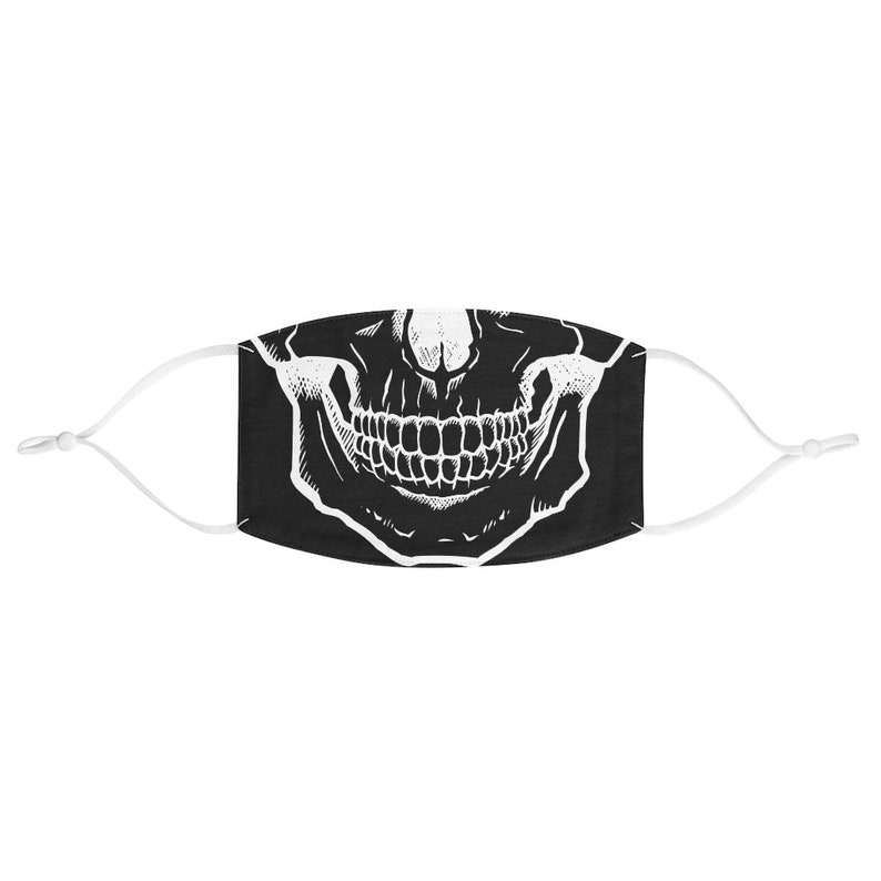 Skull Mask Skeleton Face Mask Skeleton Mouth Black Face | Etsy