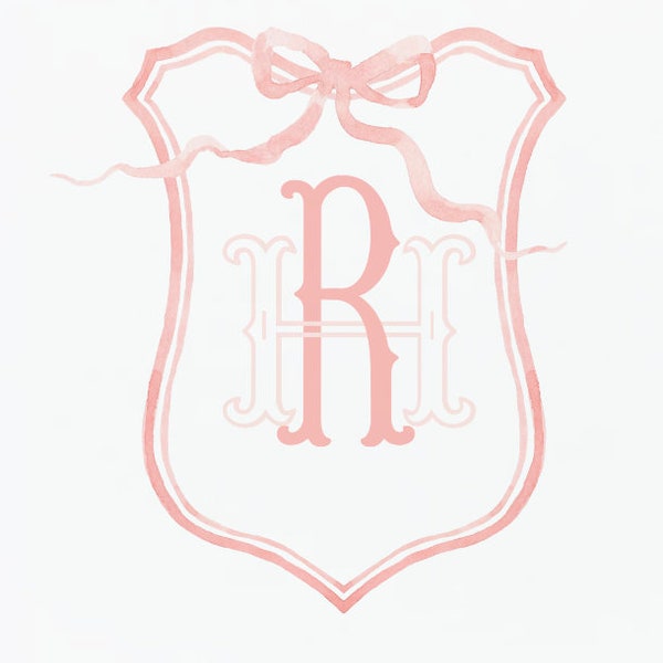 Monogram Crest - Etsy