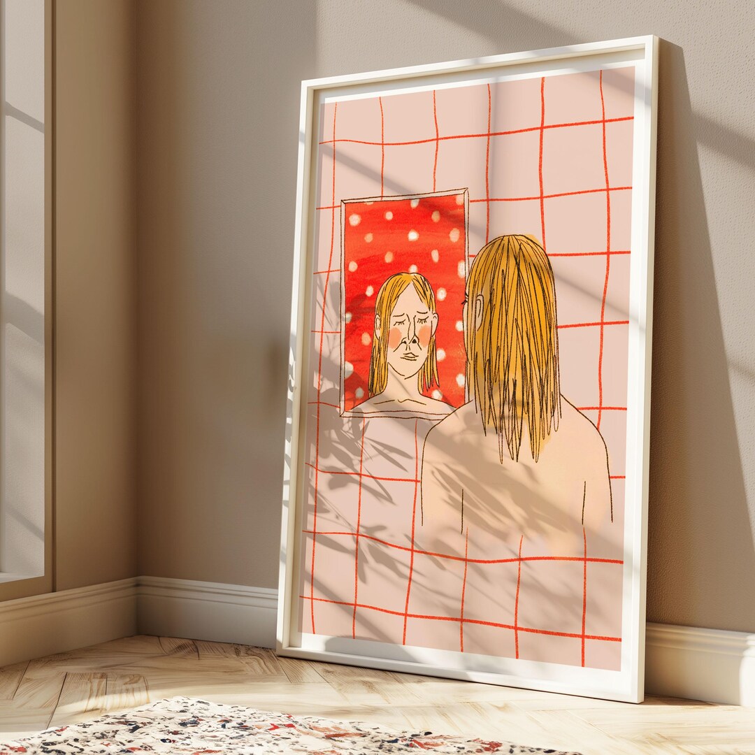 Sad Girl | Poster Edition | Size A3 With White Borders - Etsy
