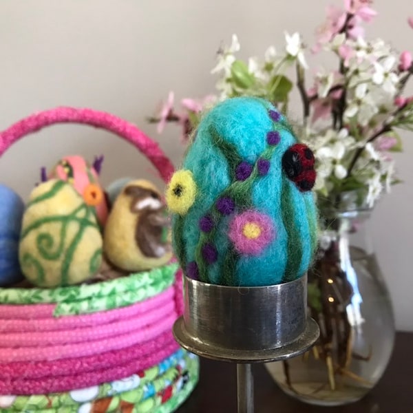 Wool Easter Eggs - Etsy