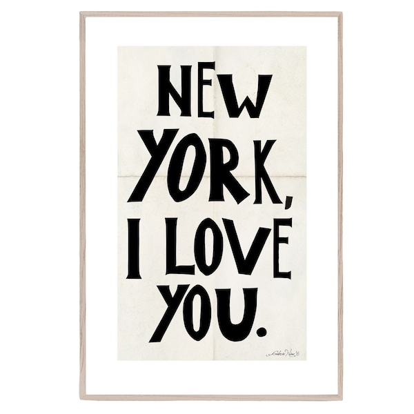 I love new york poster - Etsy Schweiz