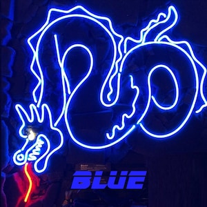 White Dragon Real Neon Sign Scaled Replica From Blade Runner - With ...