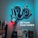 White Dragon Real Neon Sign Scaled Replica From Blade Runner - With ...