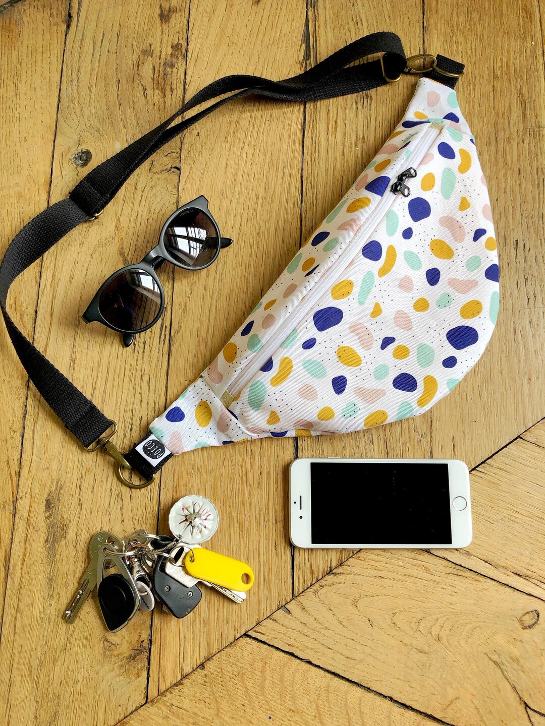 Bag, Fanny Pack, Poëco Patterns Printed on ORGANIC Cotton - Etsy