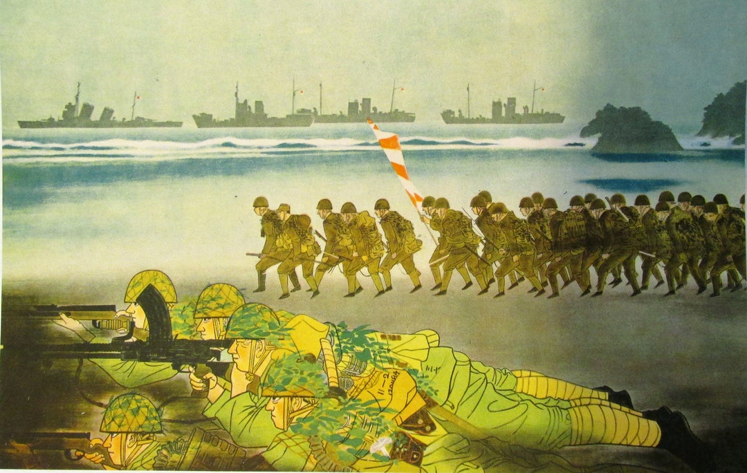 Art Print WWII Japanese Military Art - Etsy