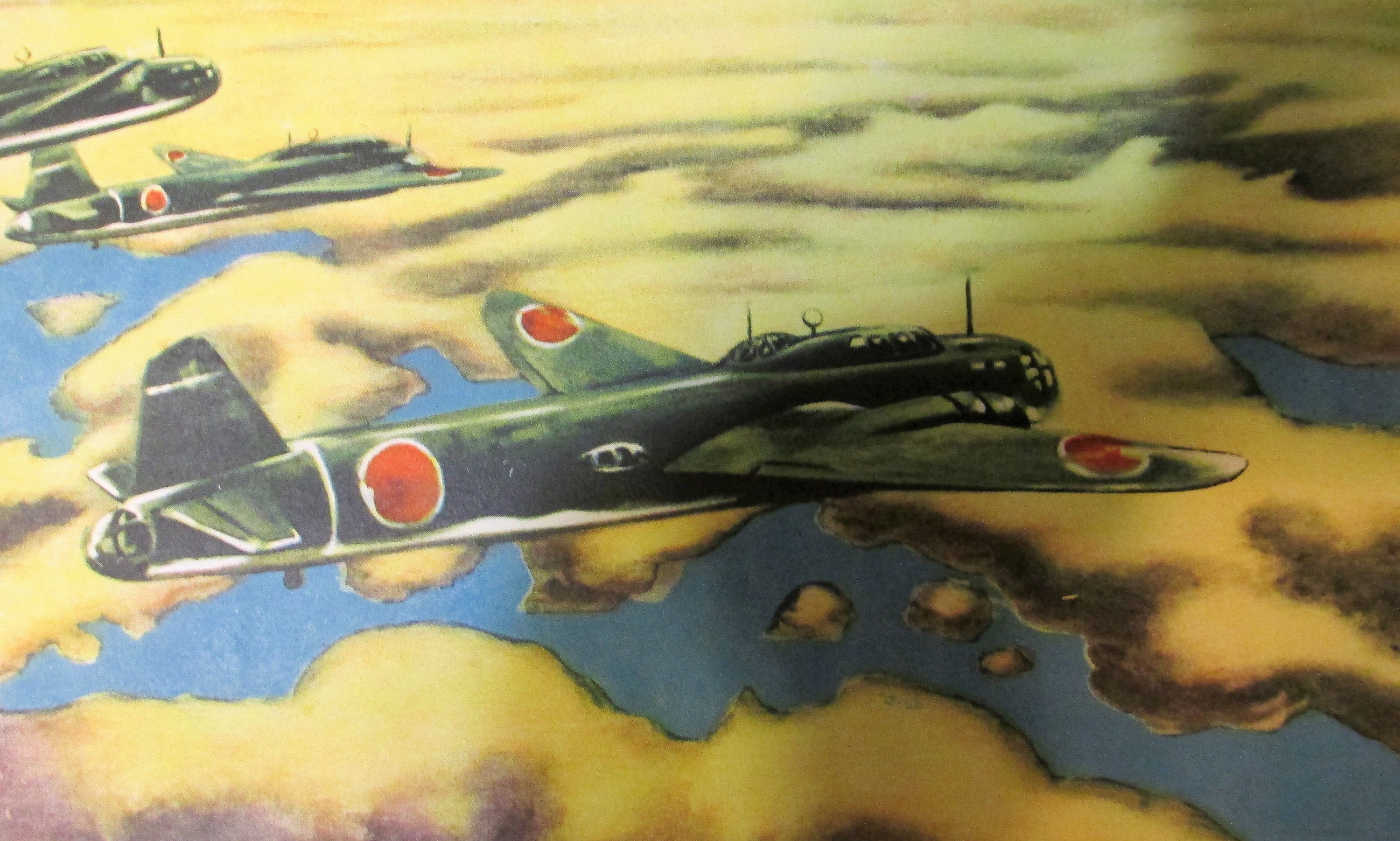 Original WWII Japanese War Art Print - Etsy