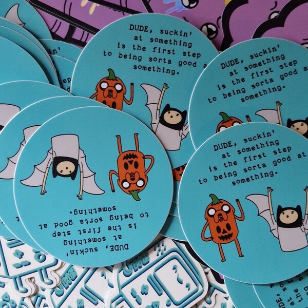 Finn and Jake Stickers - Etsy