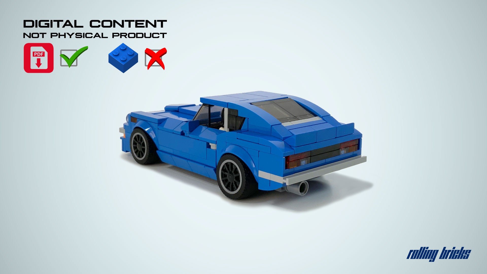 NOT SET Instructlons ONLY Nissan Fairlady Datsun 240 Z Speed Champions ...