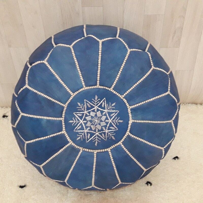 Moroccan Pouf - Etsy