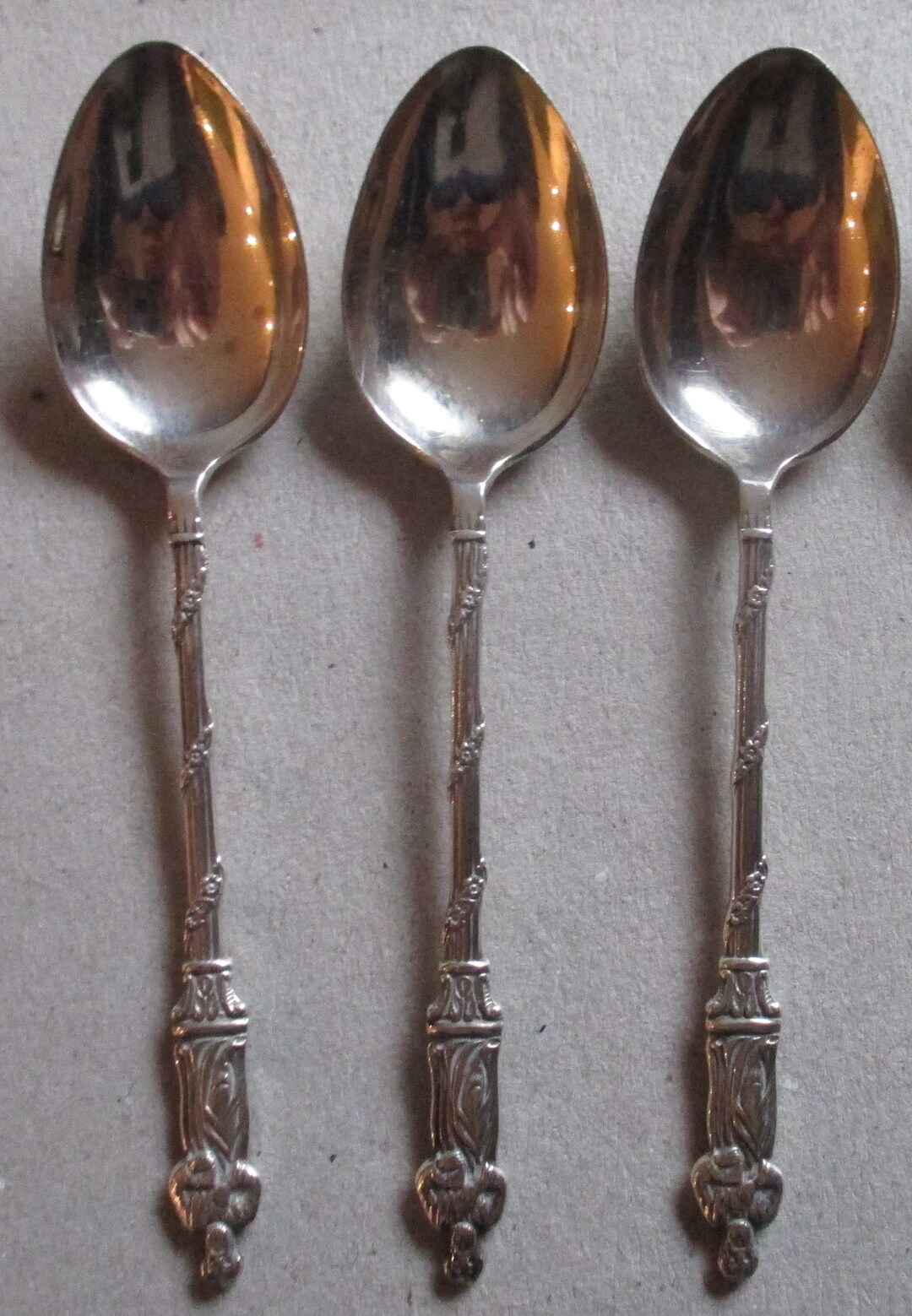 Three Antique Silver Apostle Spoons From A.J. Bailey - Etsy