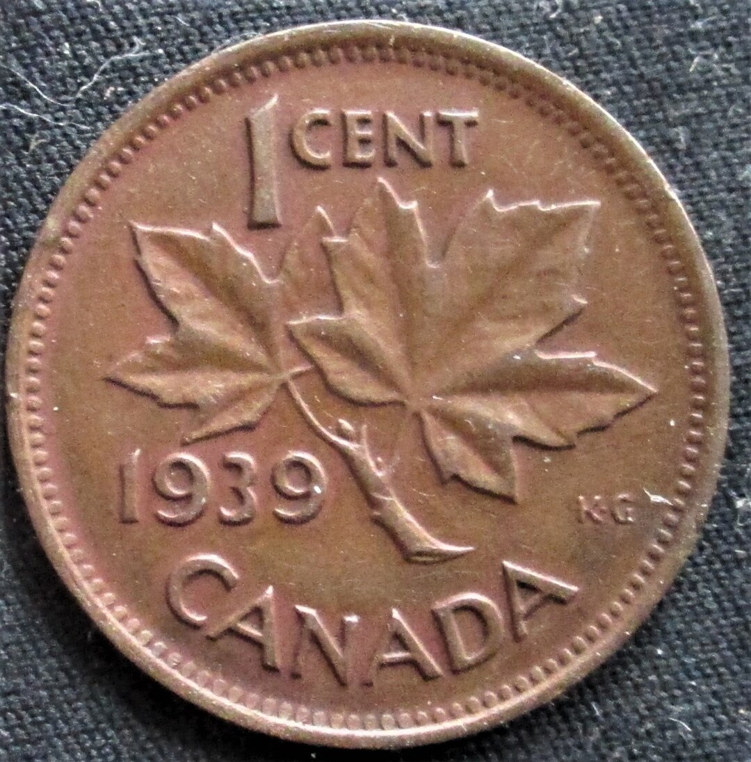 1939 Canadian Penny Cent Etsy Norway 1939-canadian-penny-cent-etsy-norway