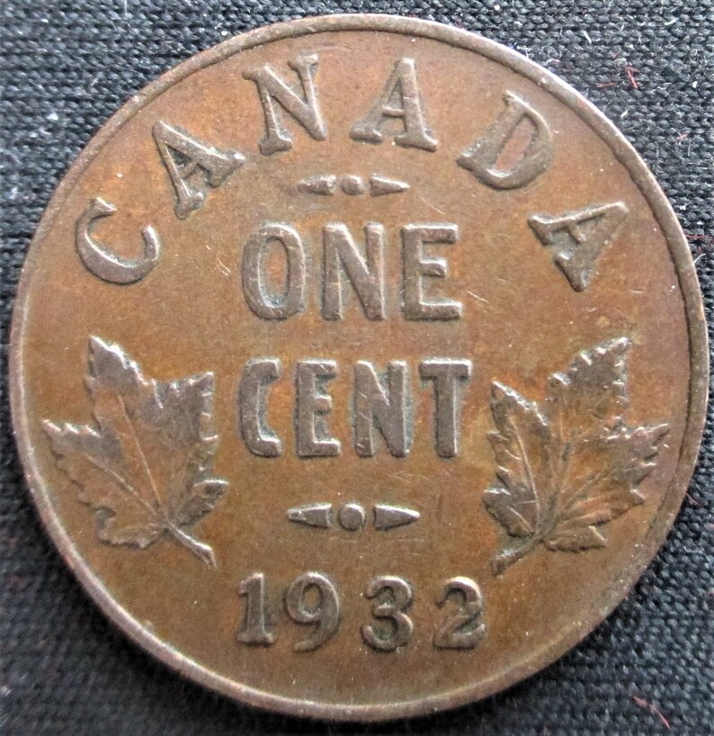 1932 Canadian Penny Cent Etsy 1932-canadian-penny-cent-etsy