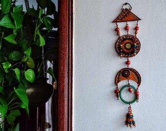 Leather wall art | Etsy