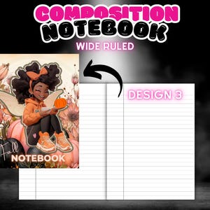 Wide Ruled Composition Notebook Journals | Future Gymnast, Ballerina ...