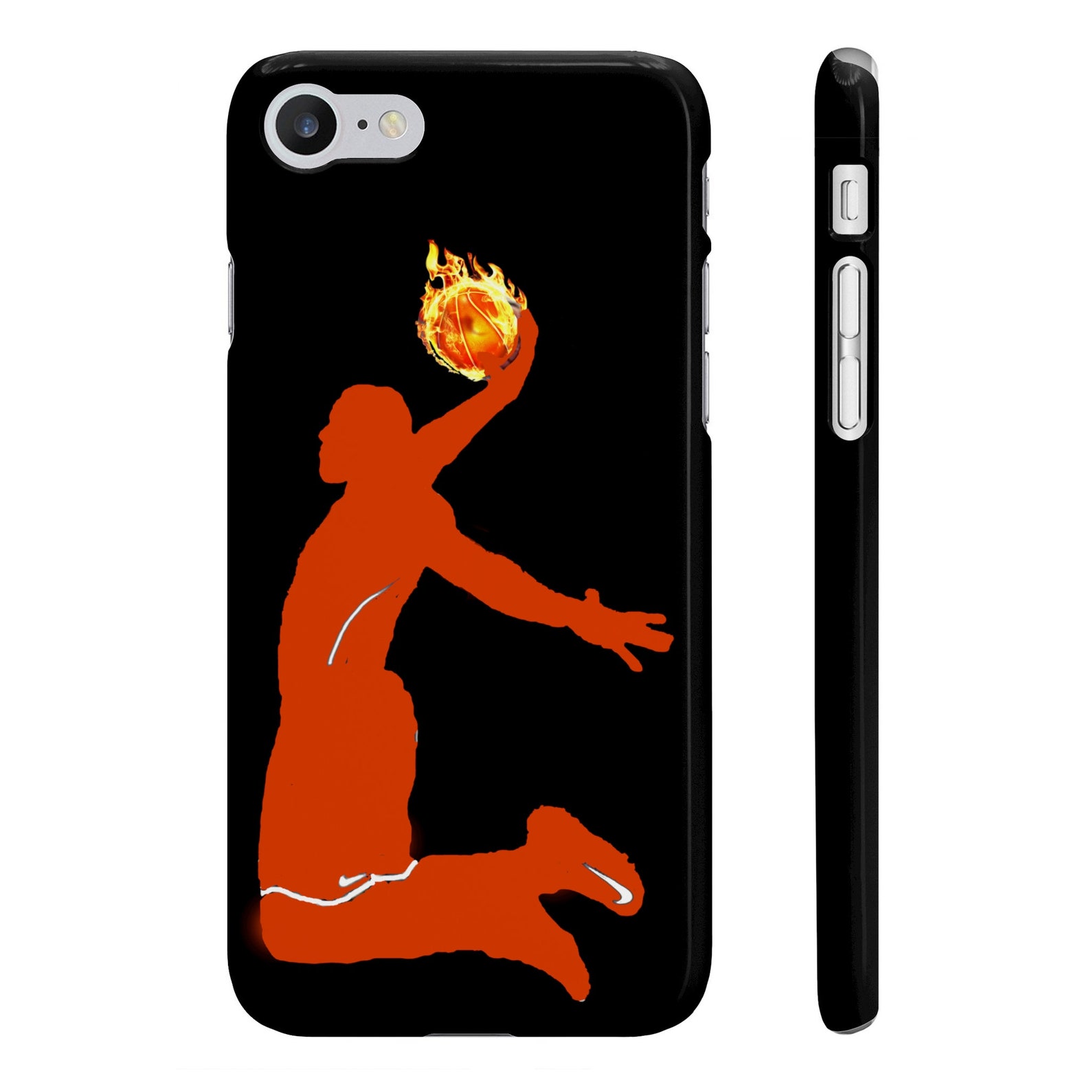 Lebron James Phone Case, Basketball Slim Phone Case Black, Basketball ...