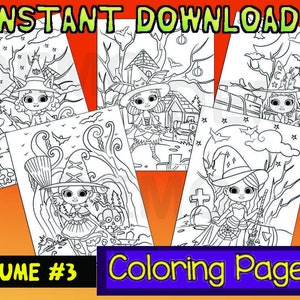Printable Halloween Puzzle Activity Worksheets (kids Set 3) | Instant ...
