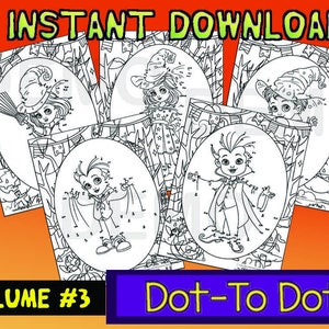 Printable Halloween Puzzle Activity Worksheets (kids Set 3) | Instant ...