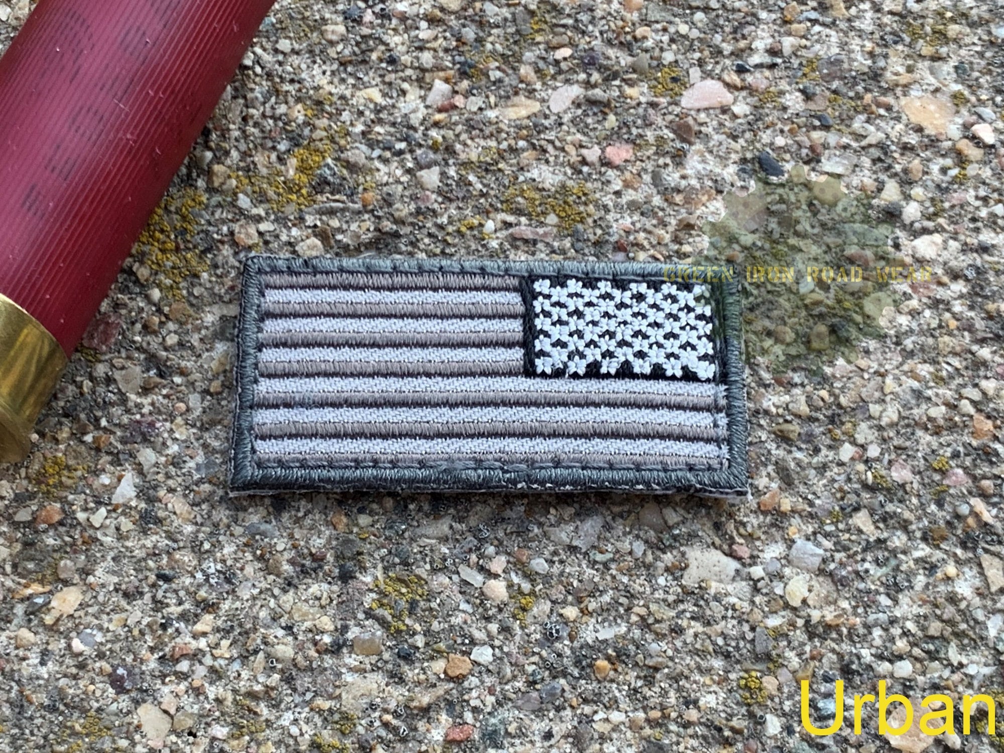 US Flag Mini Reverse Embroidered Patch With Hook Fastener on Back, Old Glory, US Flag - Etsy