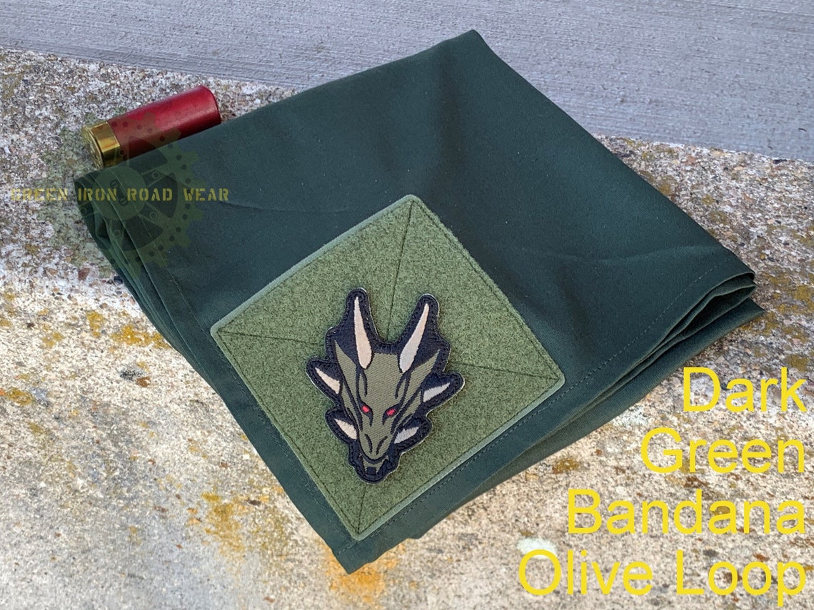 Dragon Head Embroidered Morale Patch With Hook Fastener on | Etsy