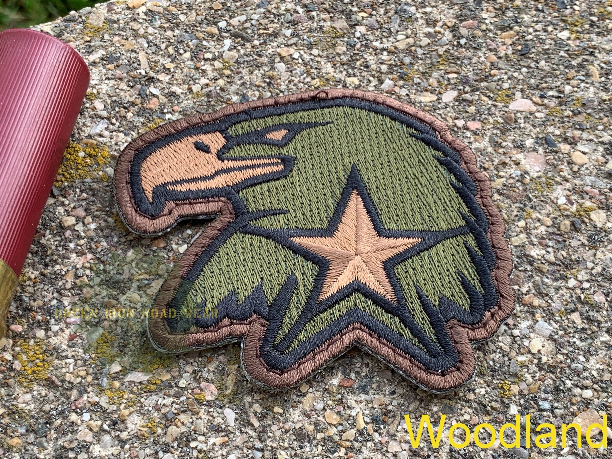 Eagle Star Emblem Embroidered Morale Patch With Hook Fastener - Etsy