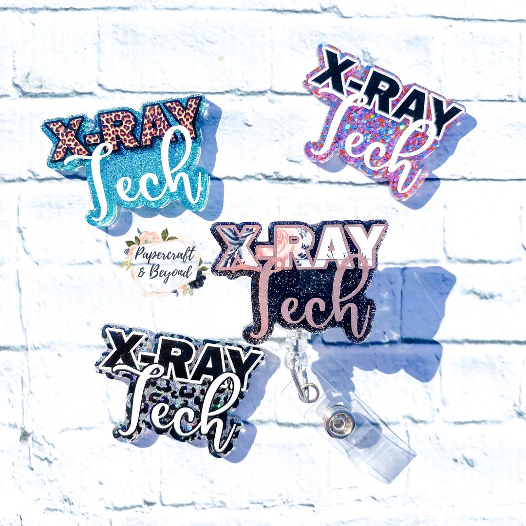 Xray Tech Badge Reel, Radiology Badge Reel, X-ray Badge Reel, Nurse ...