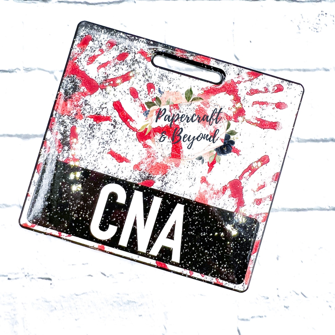 Handprint Custom Badge Buddies, True Crime Badge Buddy, Nurse Badge ...