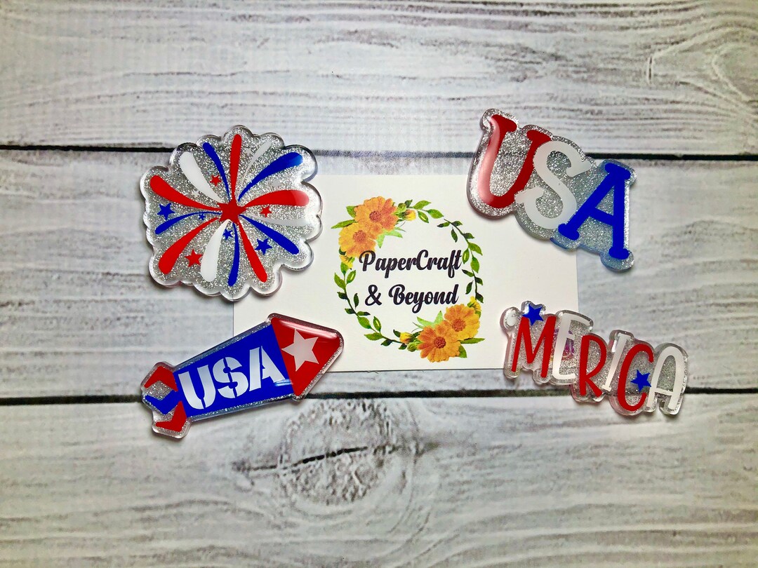 RTS: USA 4th of July Badge Reel, Fireworks Badge Reel, Independence Day ...