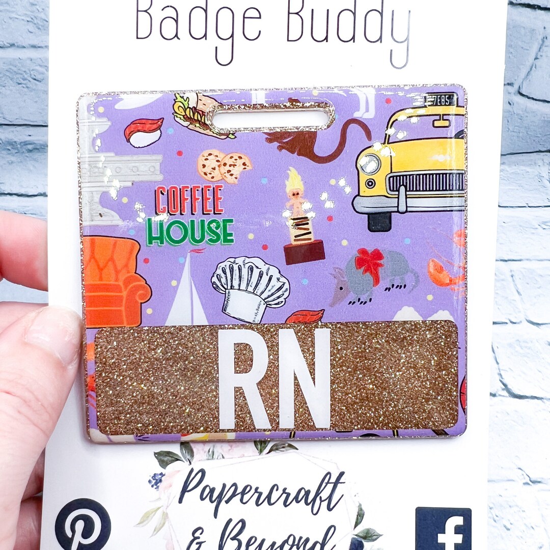 The Gang Badge Buddy Badge Buddy RN Badge Buddy Badge Buddy - Etsy