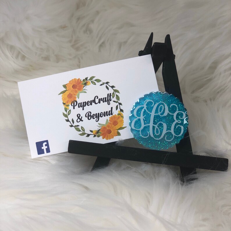 Custom Monogram Badge Reel Custom Glitter Badge Reel Nurse | Etsy