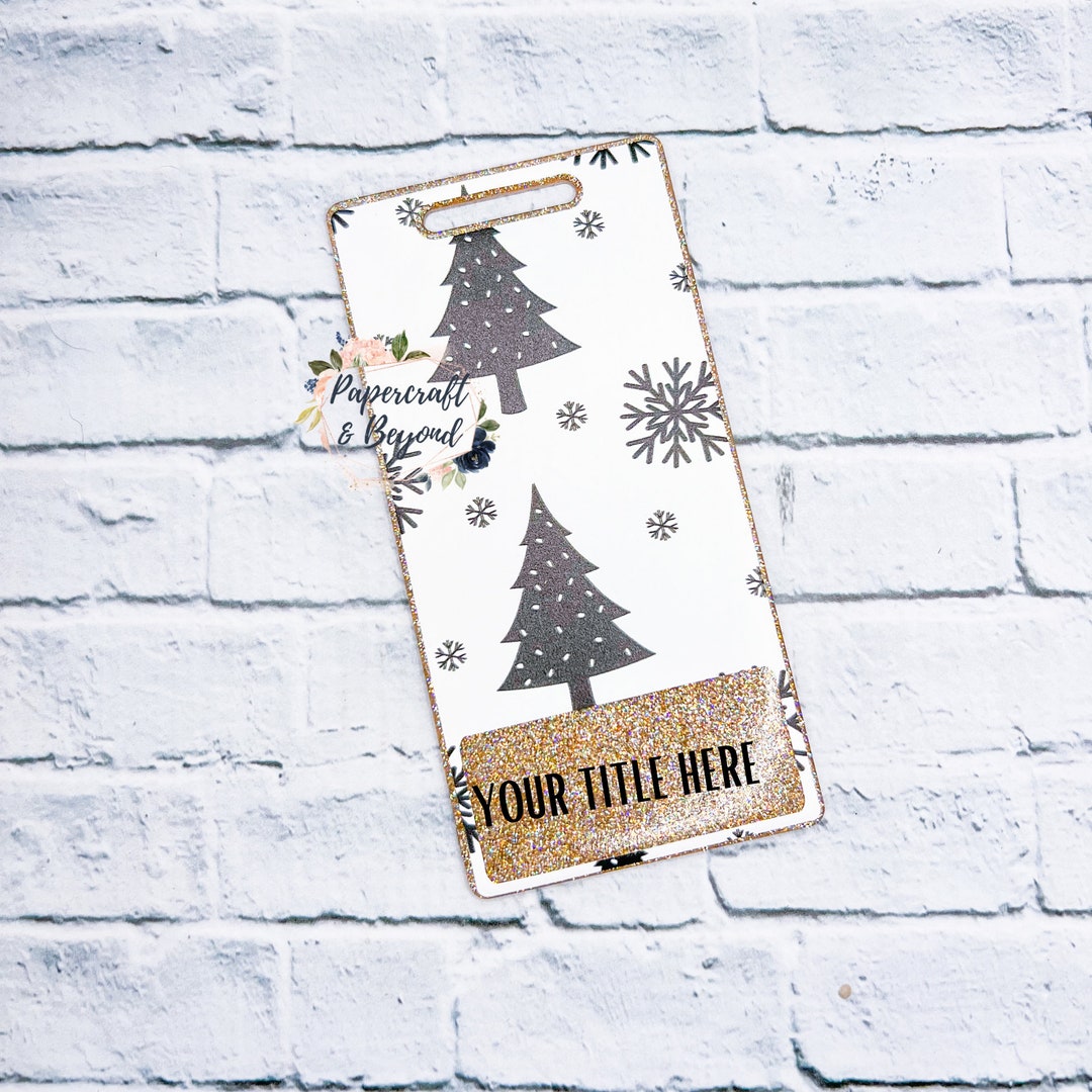 Black and Gold Christmas Tree Badge Buddy, Christmas Badge Buddy, Nurse ...