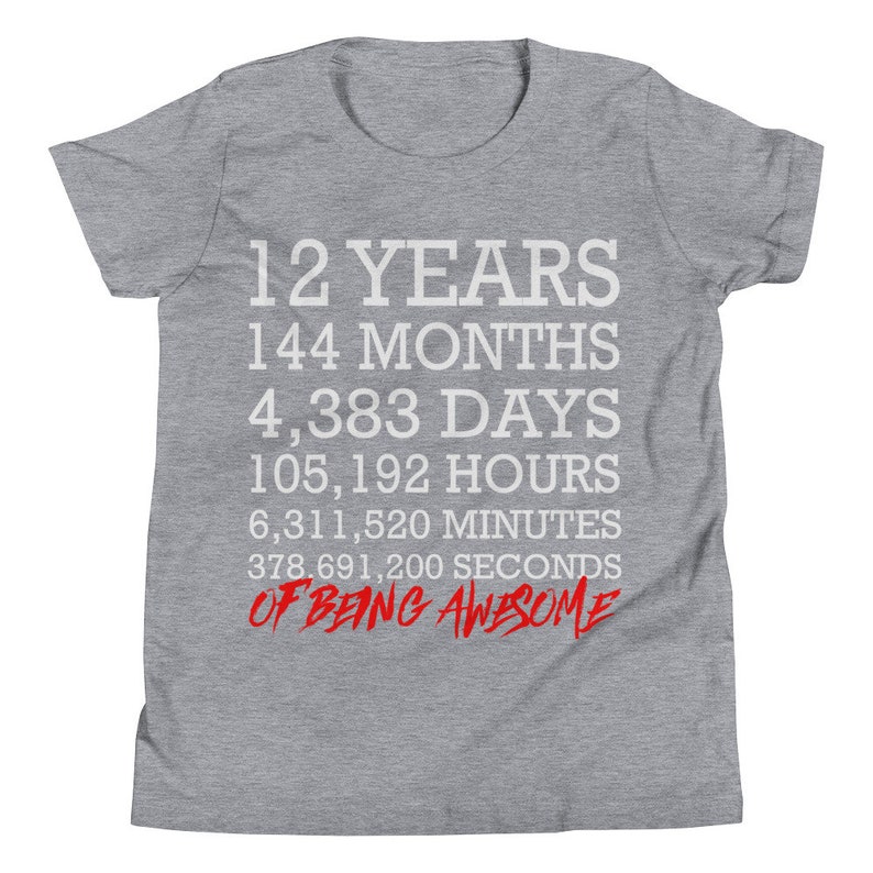 12th Birthday Shirt 12 Year Old Birthday Shirt Birthday Boy | Etsy