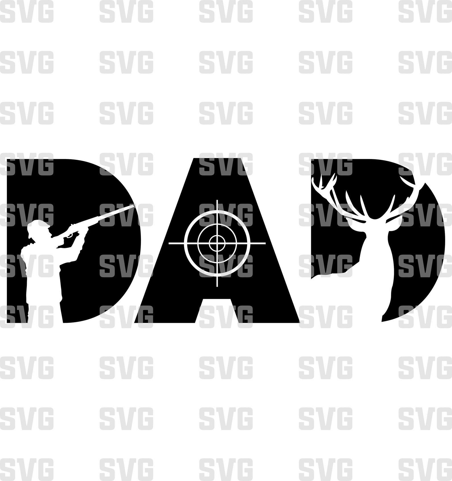 Dad Hunting SVG Hunting Dad SVG Dad SVG Hunting Svg Hunter - Etsy Canada