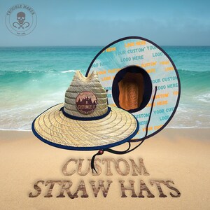 Straw Hat - Etsy