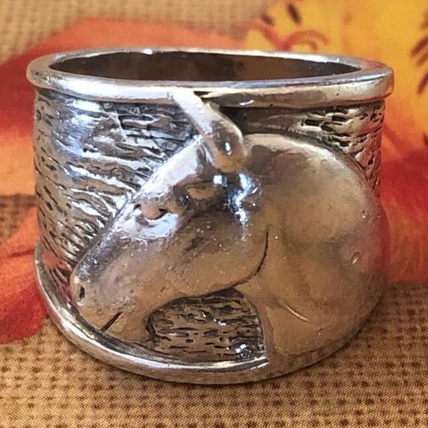 Silpada Sterling Silver Horse Ring - Etsy