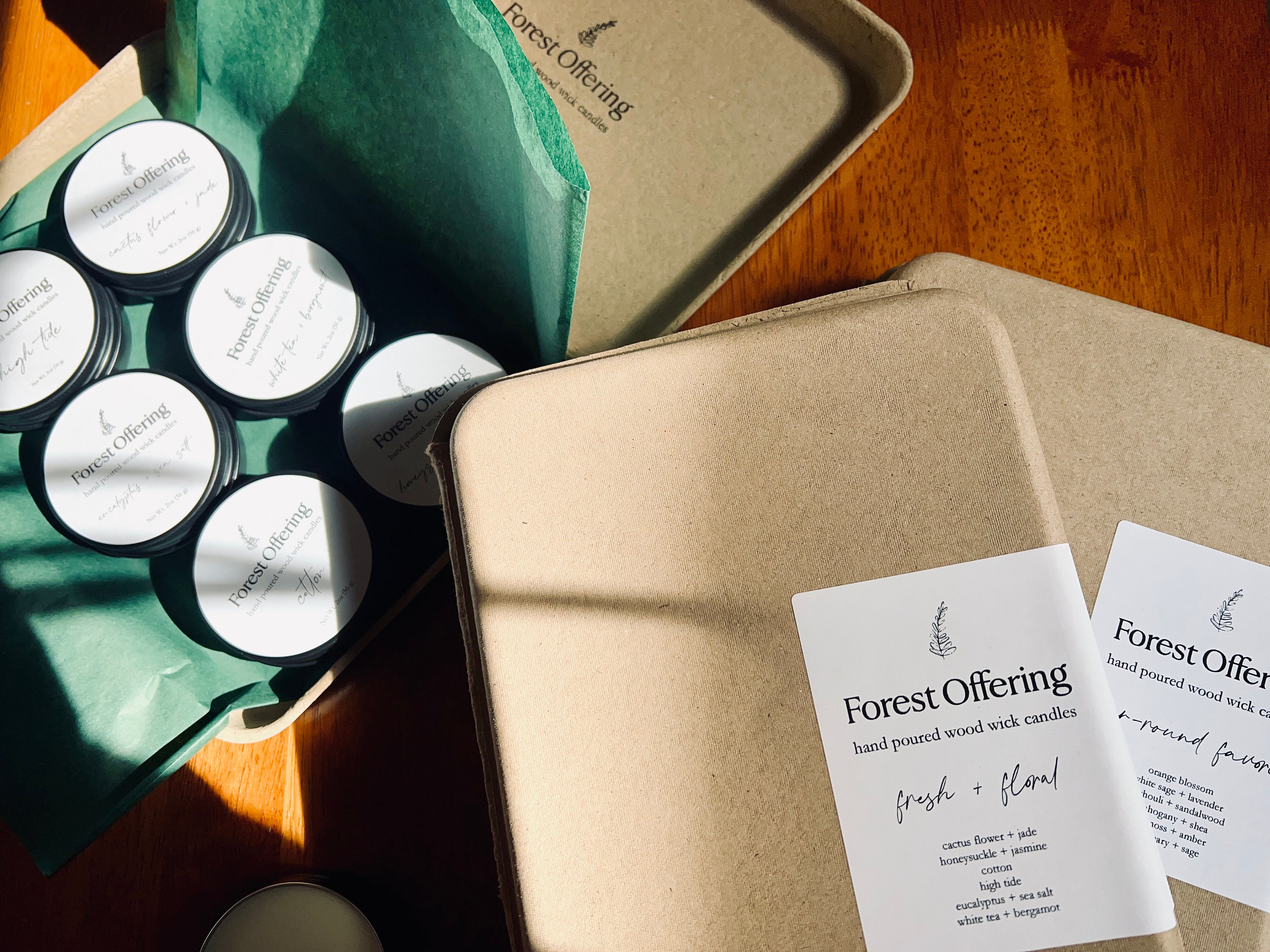 Wooden Wick Candles — Forest Offering