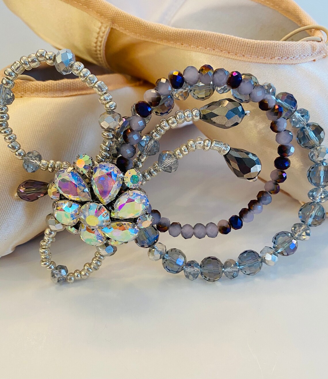 Glass Bead Headpiece, Ballet Headpiece, YAGP Headpiece, Competition ...