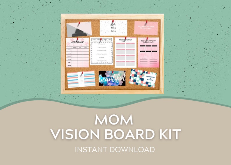 Mom Vision Board Kit Printables - Etsy