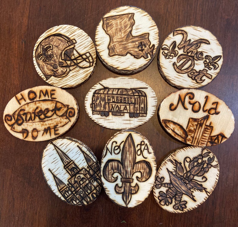 New Orleans Magnets - Etsy