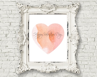 Watercolor hearts | Etsy