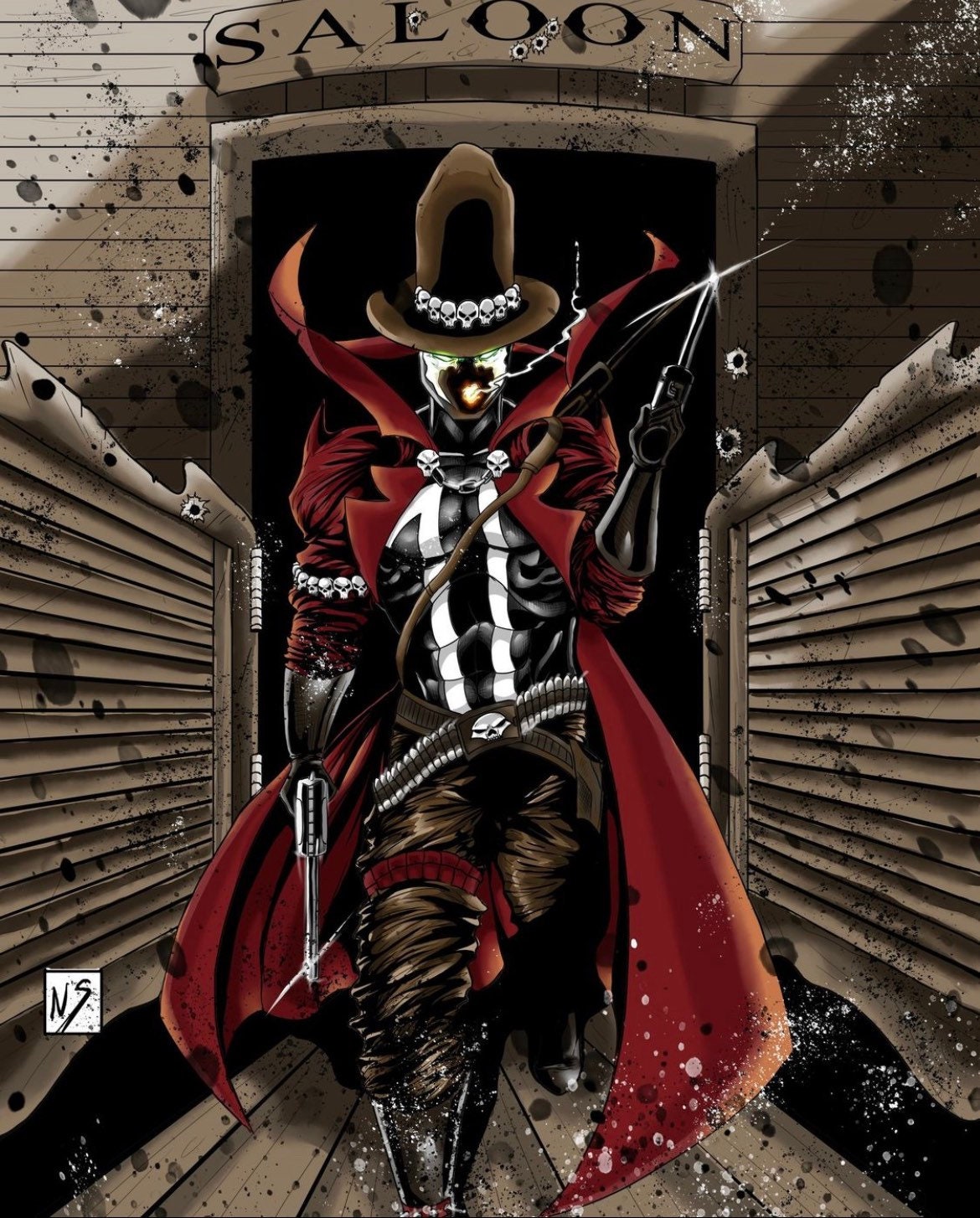 Gunslinger Spawn Wallpaper