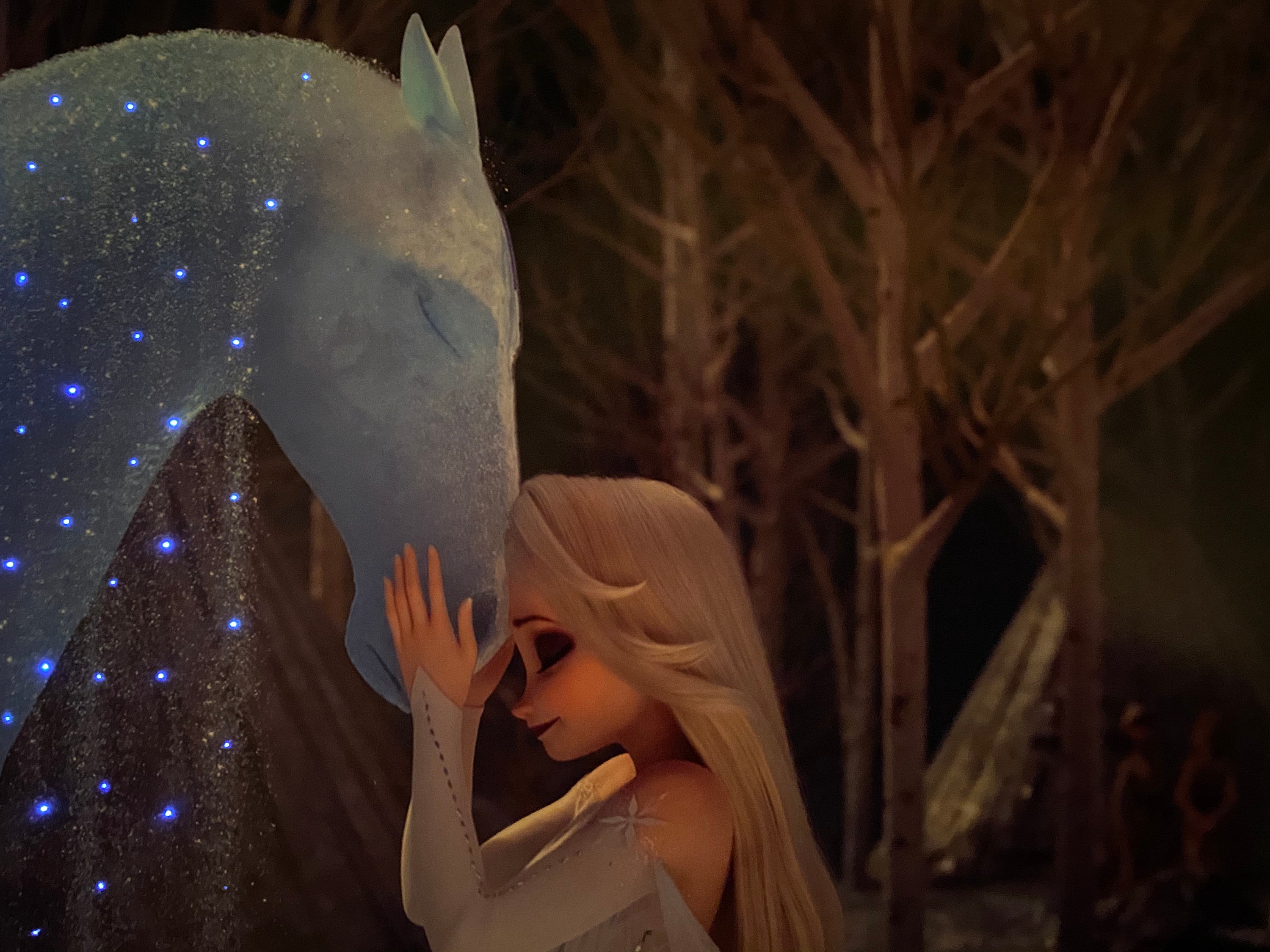 Disney's Frozen 2 Elsa and Nokk in Enchanted Forest | Etsy