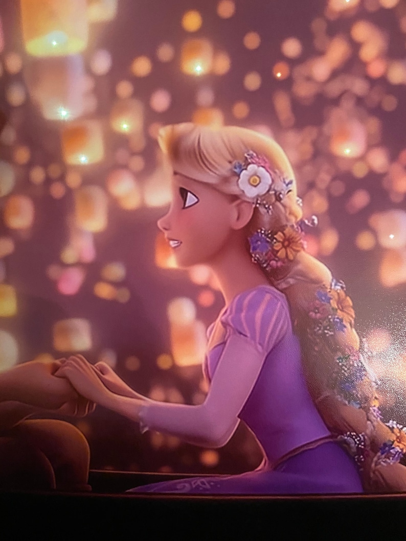 Disney's Tangled LED Shadowbox - Etsy