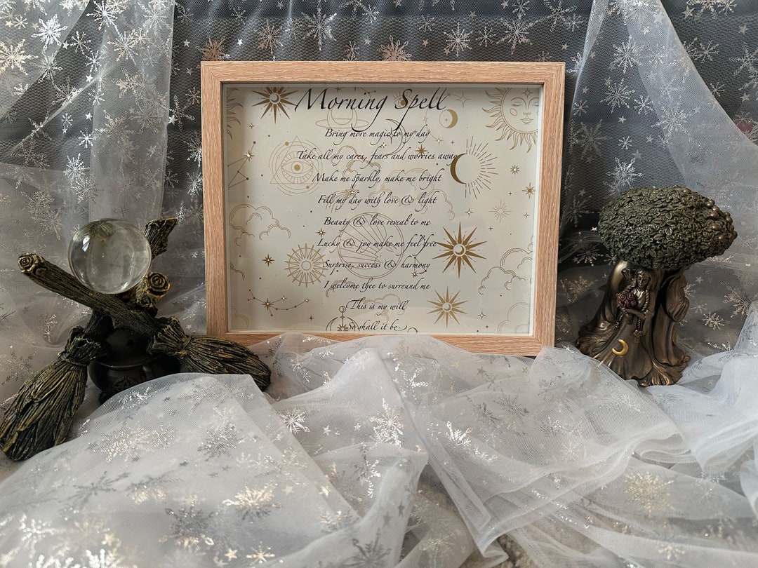 Wiccan Morning Prayer Shadowbox - Etsy
