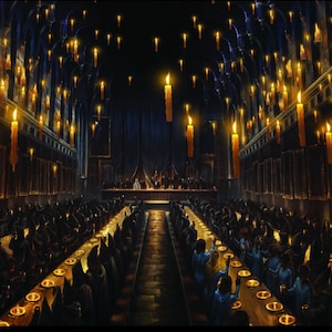 Candles Glow in Night Sky in Castle LED String Lights Shadowbox - Etsy