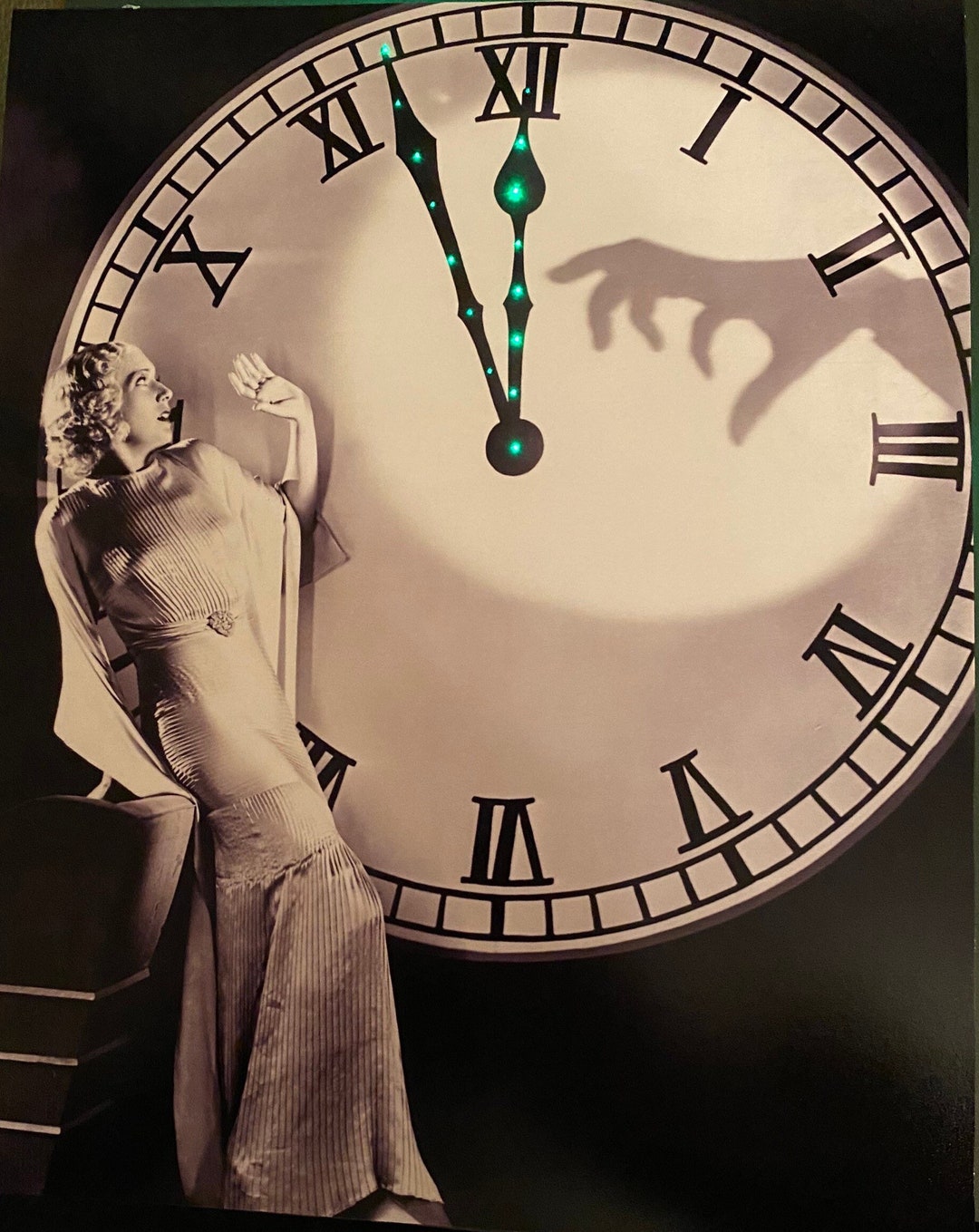 Creepy Monster Hand Reaching for Beautiful Woman Next to Large Ominous ...