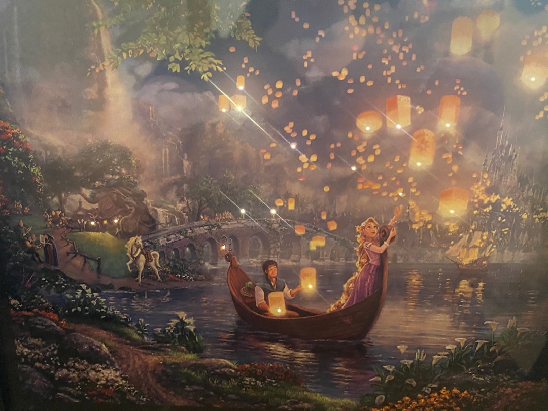 Disney's Tangled Shadowbox With LED String Lights - Etsy