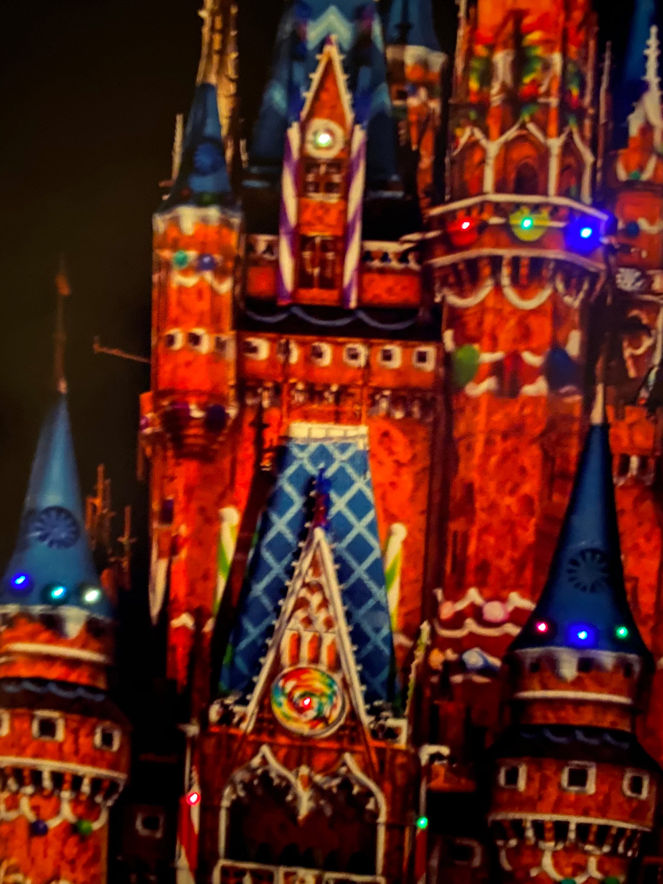 Disneys Cinderellas Castle decorated as a gingerbread house | Etsy